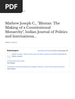 History of Bhutan's Five Kings | PDF | Bhutan | Government