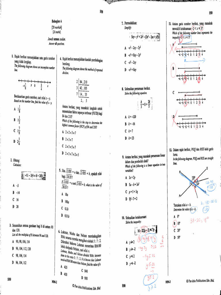 Uasa Maths - 1 | PDF