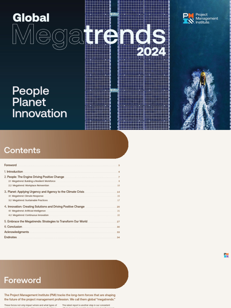 Global Megatrends 2024: People, Planet, Innovation | PDF | Unemployment ...