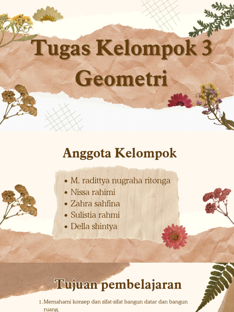 Konsep dan Rumus Geometri Dasar | PDF