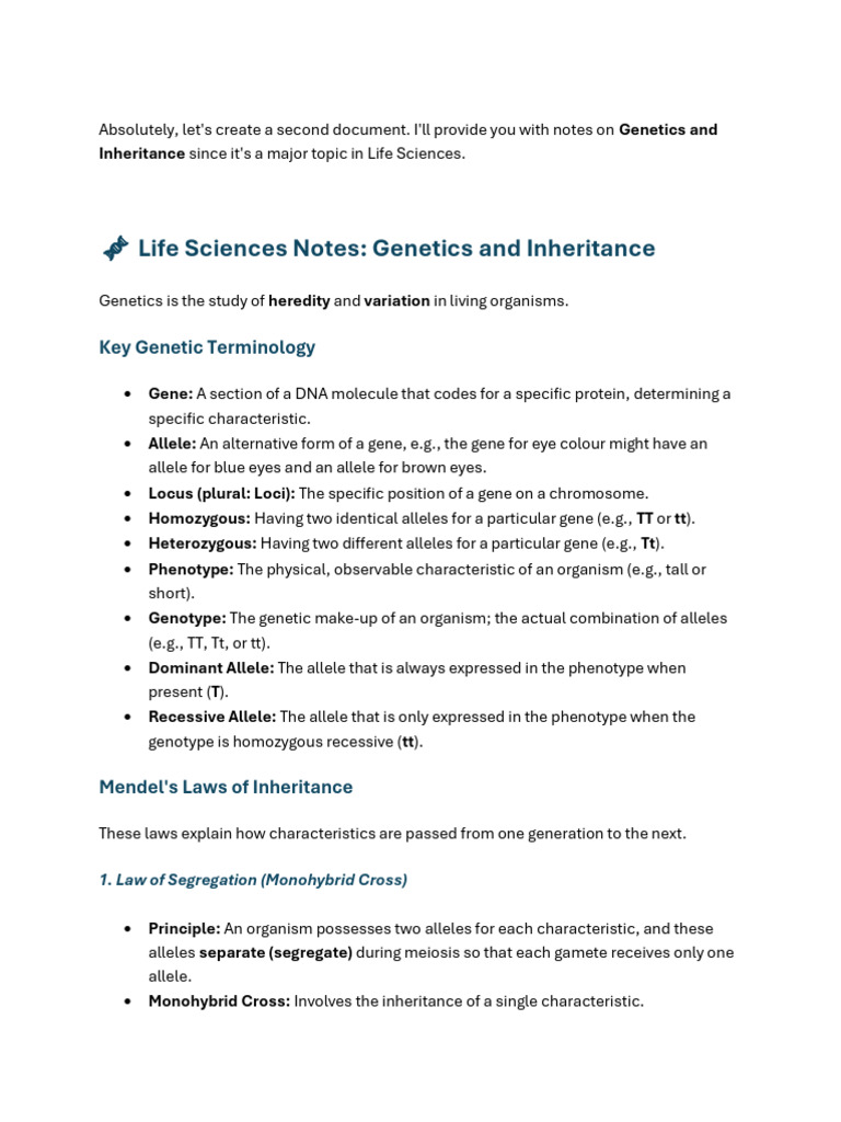 Life Science Presentation 2 | PDF | Dominance (Genetics) | Allele