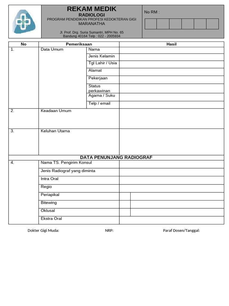 Status Radiologi | PDF