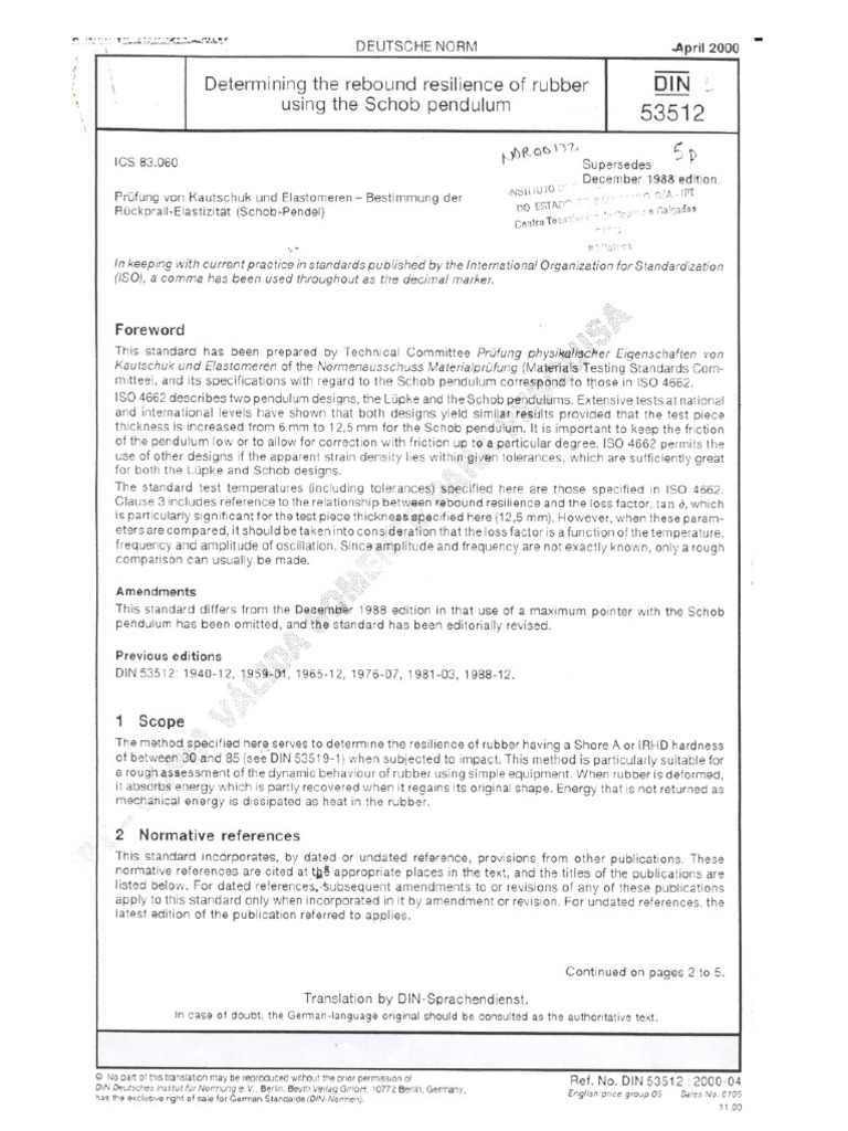 Din 53512.. | PDF
