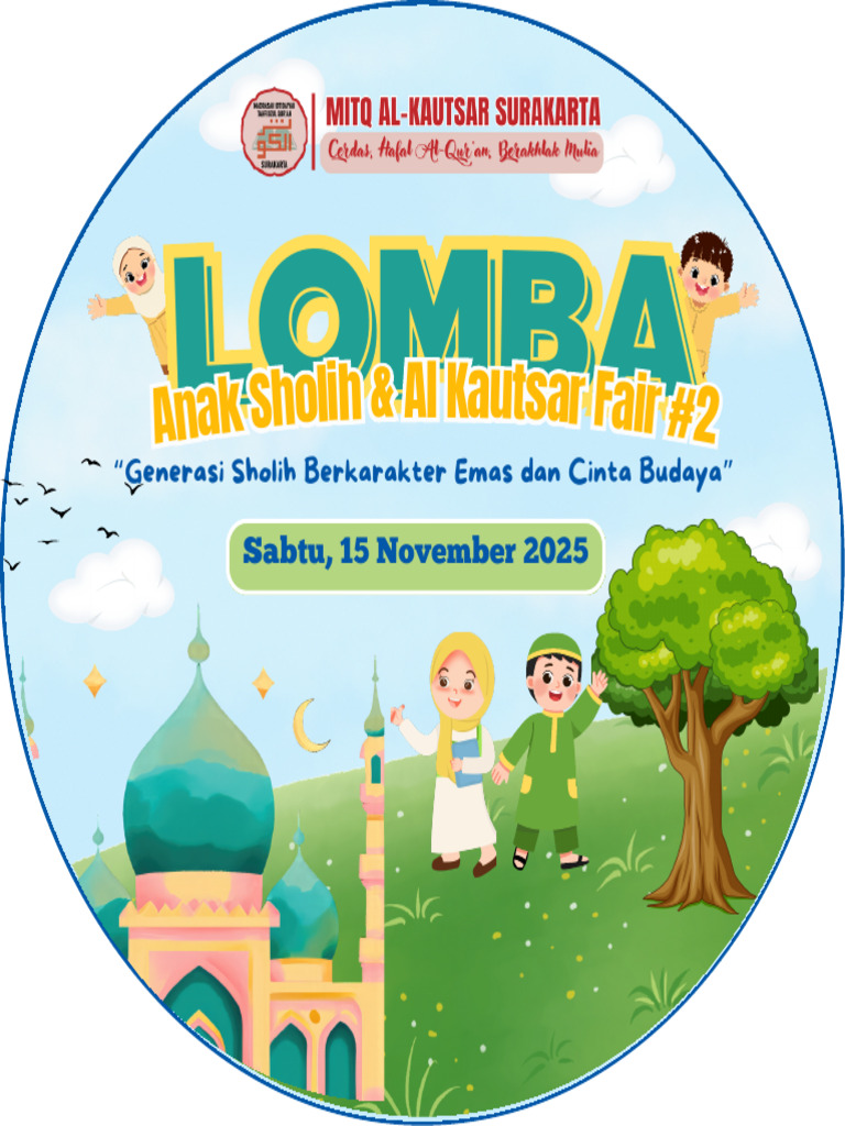 Salinan Dari Hijau Dan Kuning Illustrasi Ceria Poster Lomba Mengaji ...