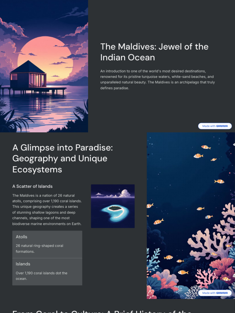 The Maldives Jewel of The Indian Ocean | PDF | Island | Oceans