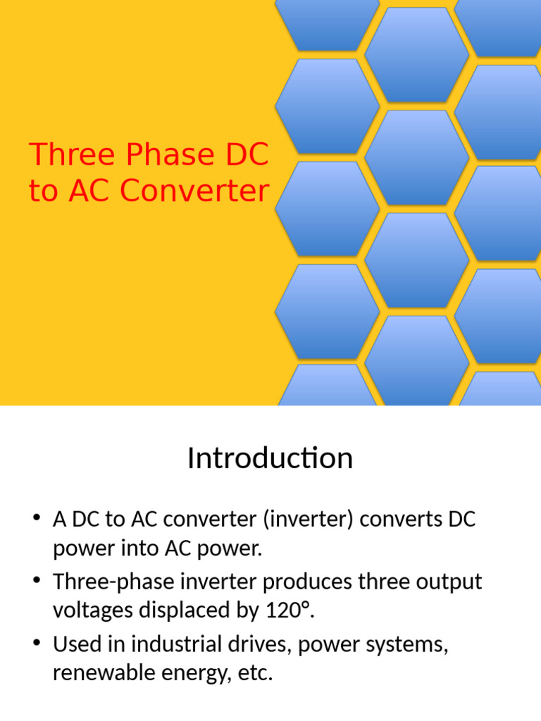 Three-Phase DC to AC Inverter Guide | PDF | Power Inverter | Computer ...