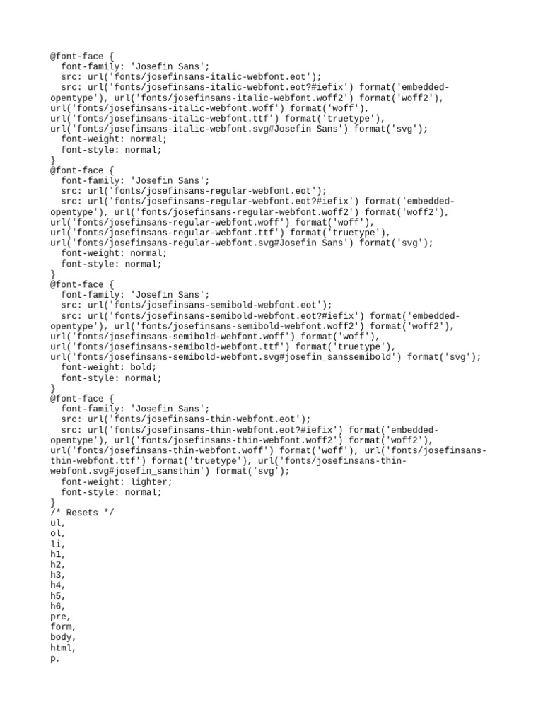 AT&T Weebly Css Code | PDF | Typefaces | Graphic Design