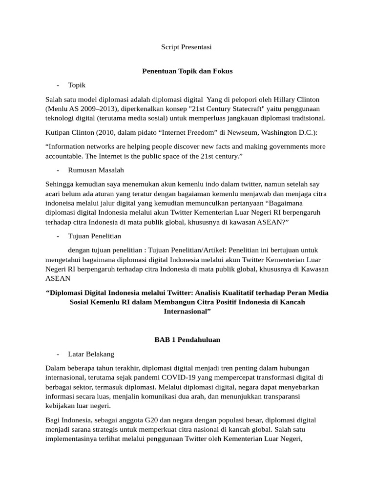 Script Presentasi Acd Skill Pdf