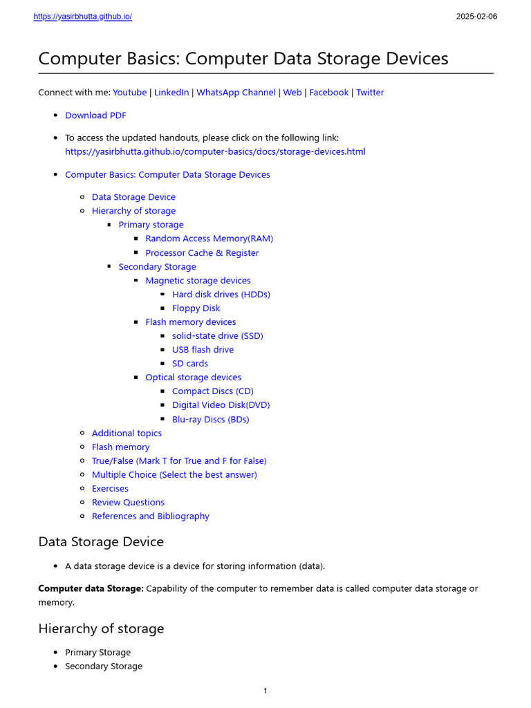 Storage Devices | PDF | Computer Data Storage | Solid State Drive