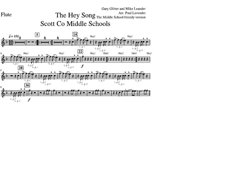 Hey Song Flute MS | PDF