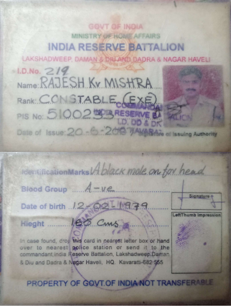 Regimental Id Compressed | PDF