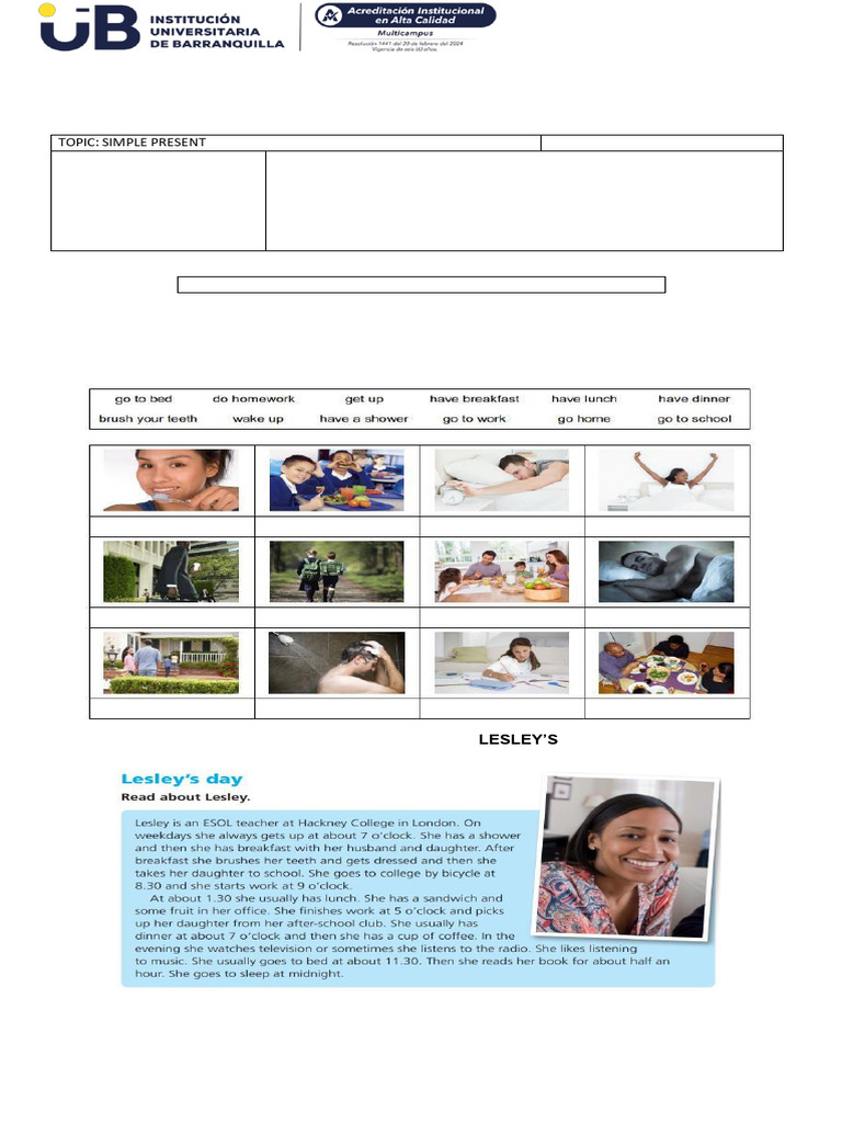 Workshop 1 LEVEL 2 2025 | PDF