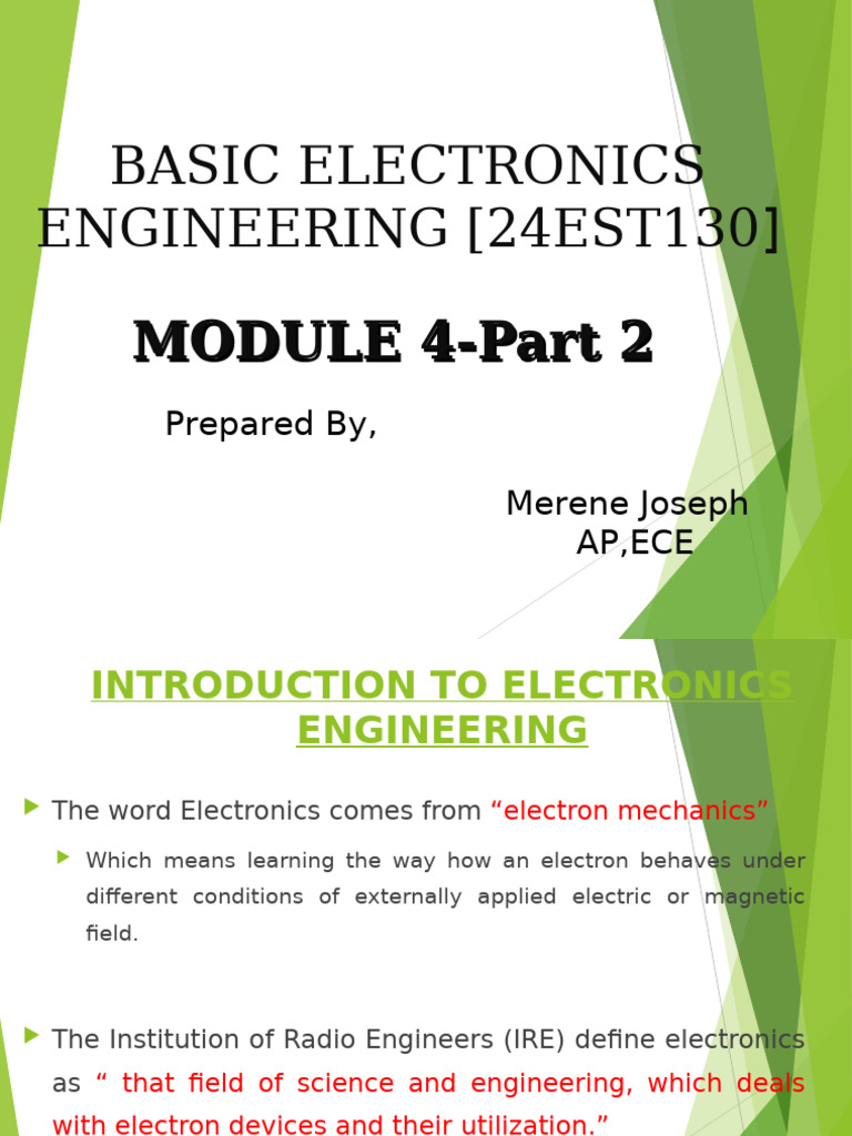 MODULE 4-Part 2 | PDF | Inductor | Capacitor