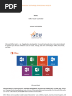 Comprehensive Microsoft Office Guide | PDF