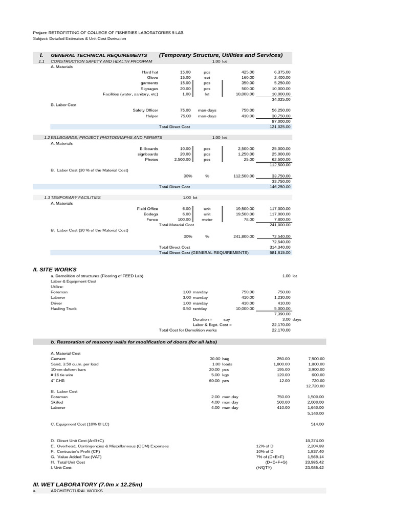 Cof 2 | PDF | Cost | Tile