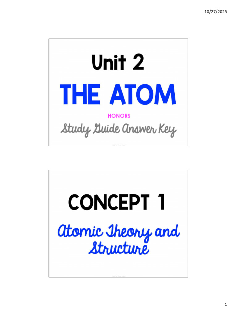 Understanding Atomic Structure and Models | PDF | Atoms | Nuclear Physics