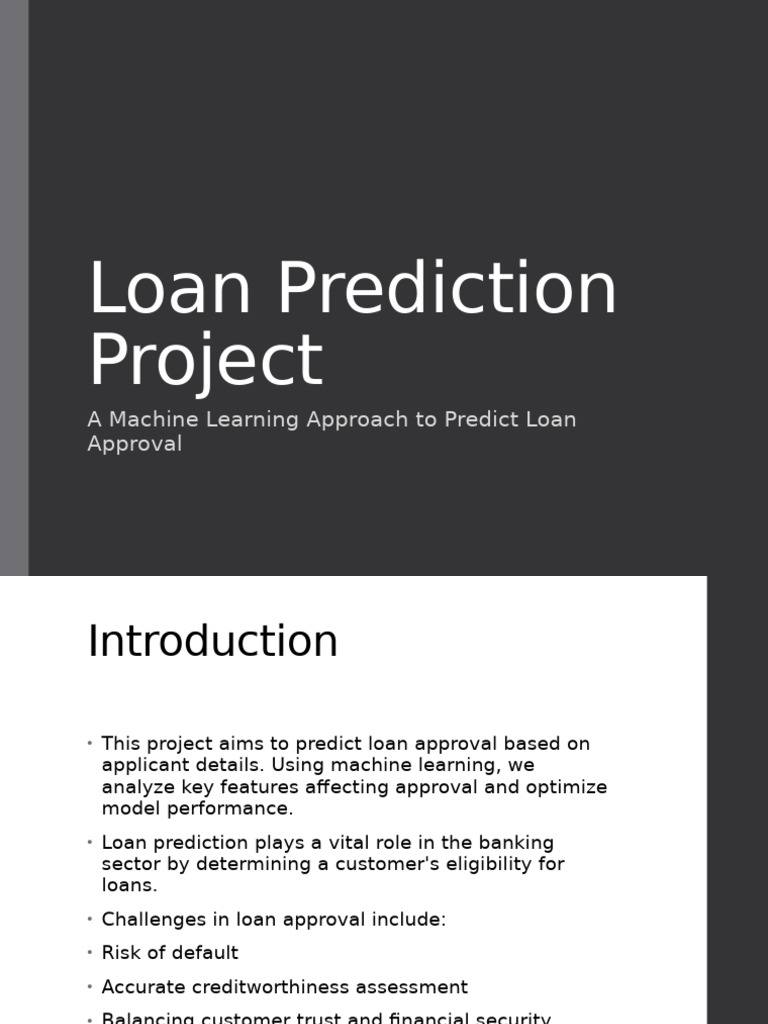 Loan Approval Prediction Using ML | PDF | Categorical Variable ...