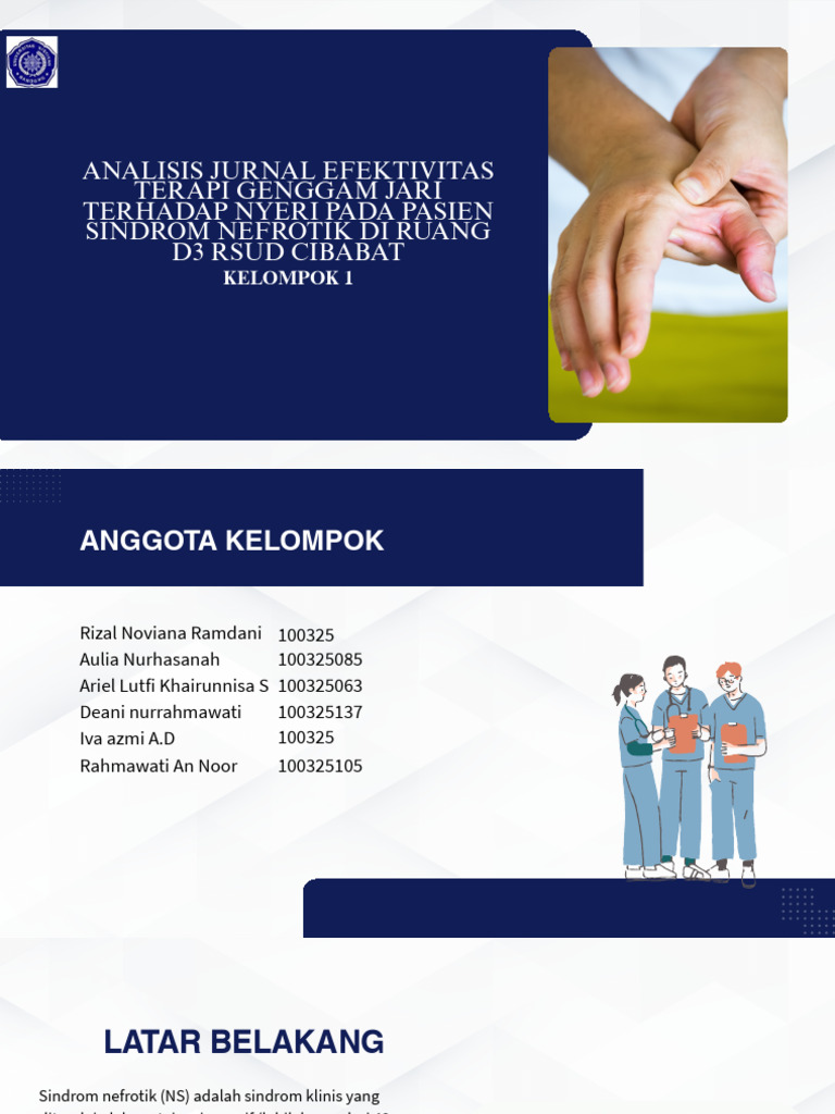 Efektivitas Terapi Genggam Jari untuk Nyeri | PDF
