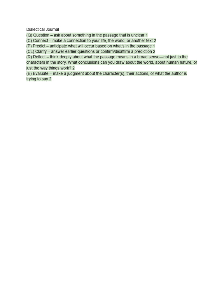 Dialectical Journal for The Hobbit | PDF | Bilbo Baggins | The Hobbit