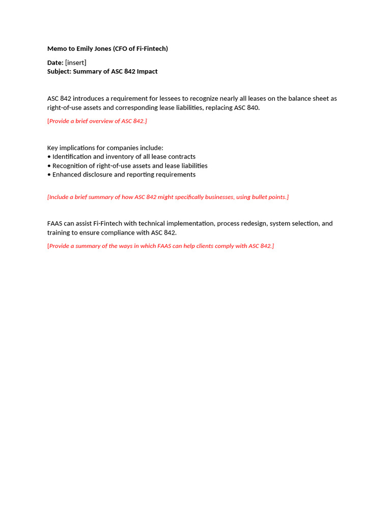 ASC 842 Lease Accounting Overview | PDF
