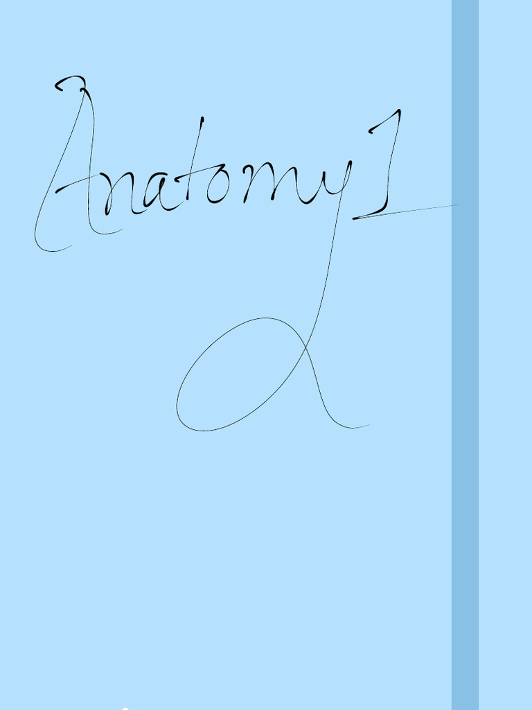 Anatomy 1 | PDF