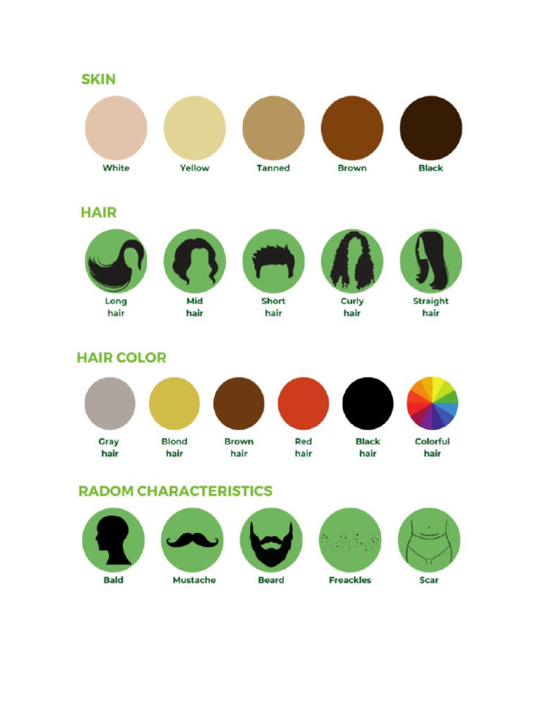 Describing People - Basic Adjectives | PDF