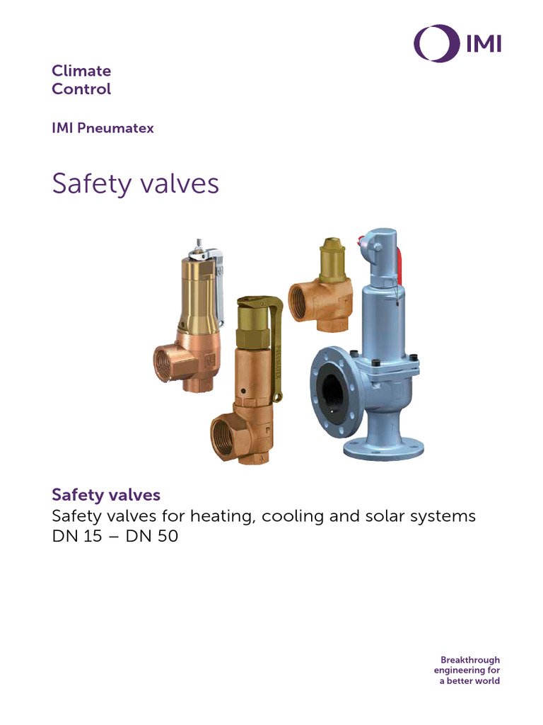 Safety Valves en Low | PDF | Valve | Heat Exchanger