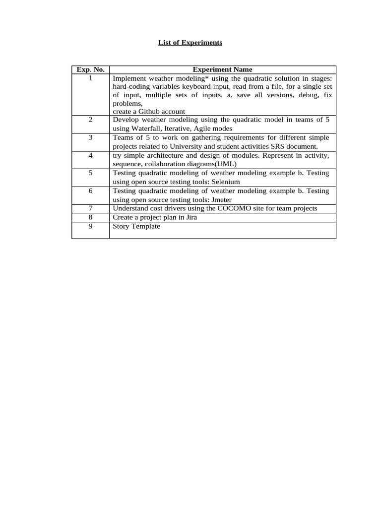 19ECB235 - SE Lab Manual 2024-25 | PDF | Scrum (Software Development) | Use Case