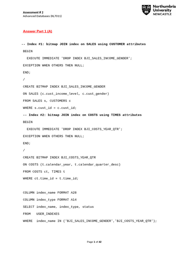 Optimizing Database Performance with Bitmap Indexes | PDF | Database ...