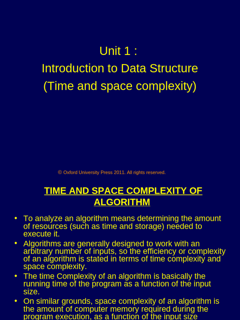 Time and Space Complexity | PDF | Time Complexity | Programming