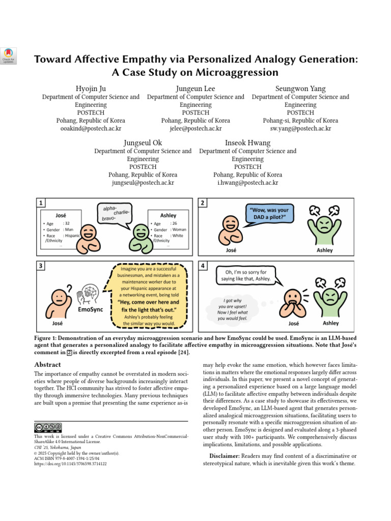 Toward Affective Empathy Via Personalized Analogy Generation: A Case ...
