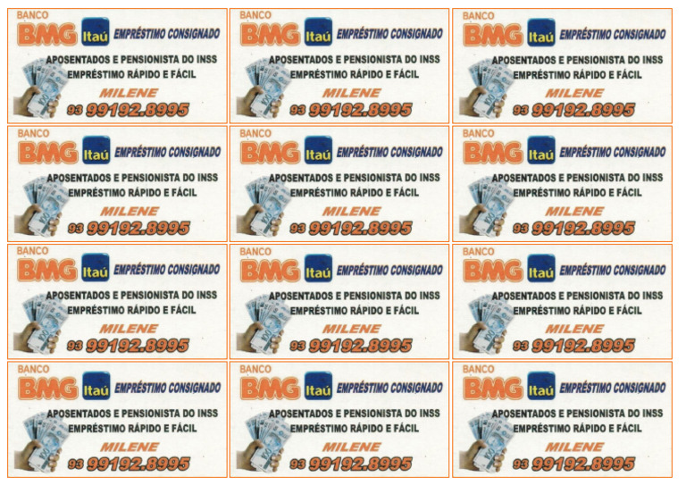 Cartão - BAnco BMG | PDF