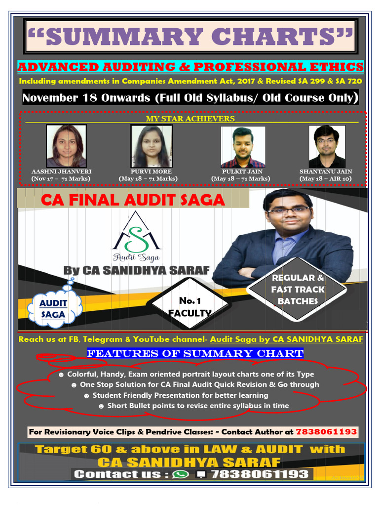 Audit Summary | PDF | Audit | Financial Audit