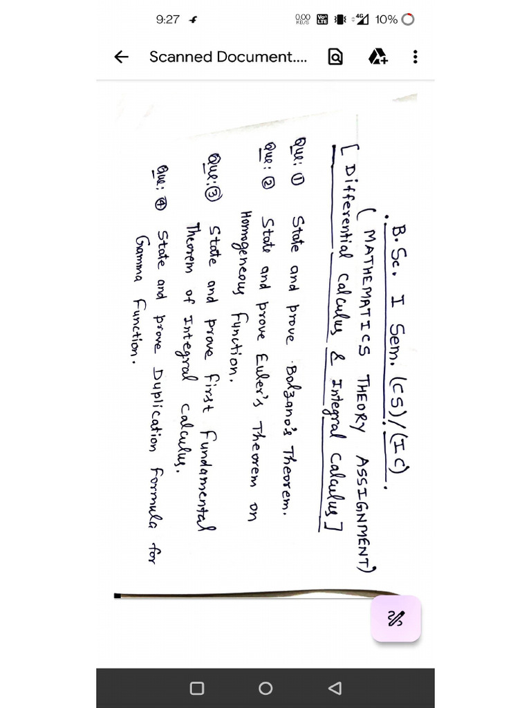 Maths Theory Assignment Pdf 4628