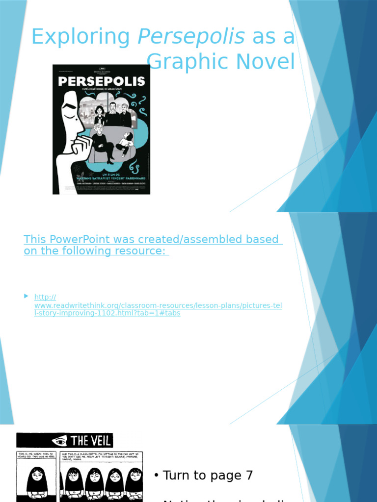 Analyzing Persepolis as a Graphic Novel | PDF