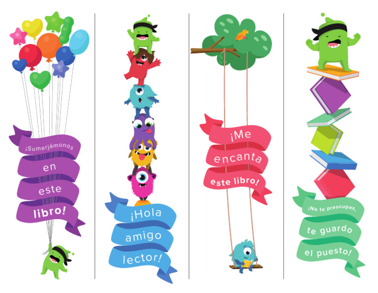 Bookmarks Color Spanish | PDF