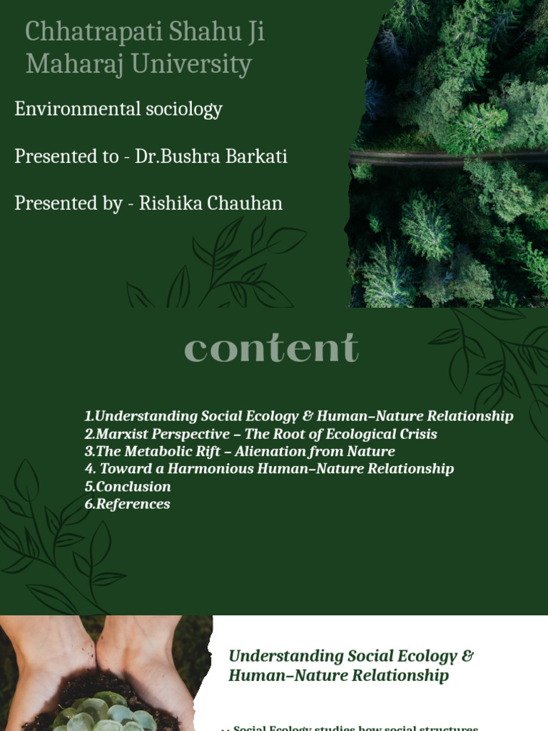 Green and White Sustainability Modern Presentation PDF | PDF | Marxism ...