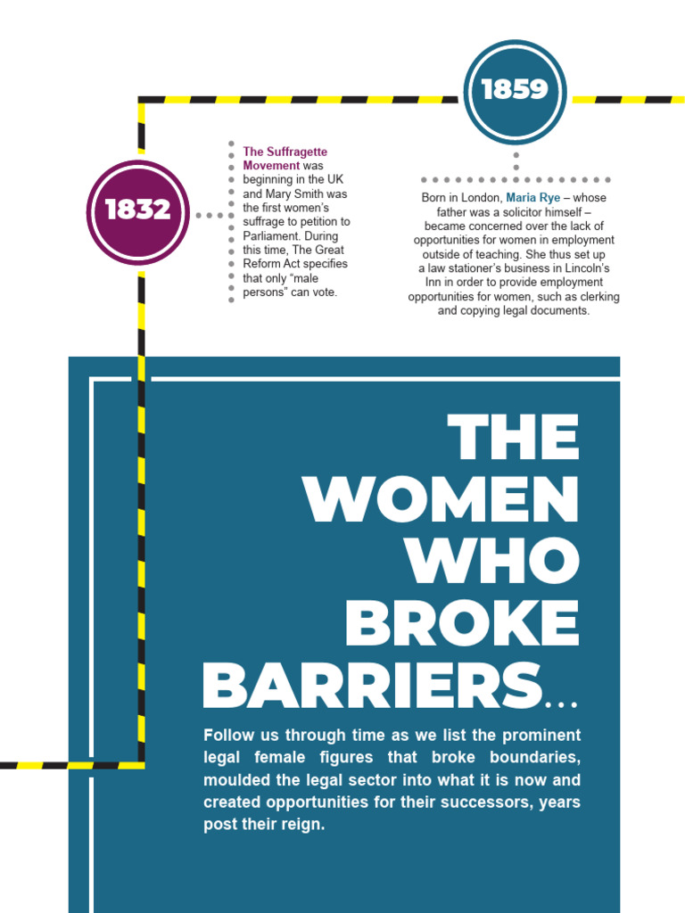 The Women Who Broke Barriers | PDF | Justice | Crime & Violence