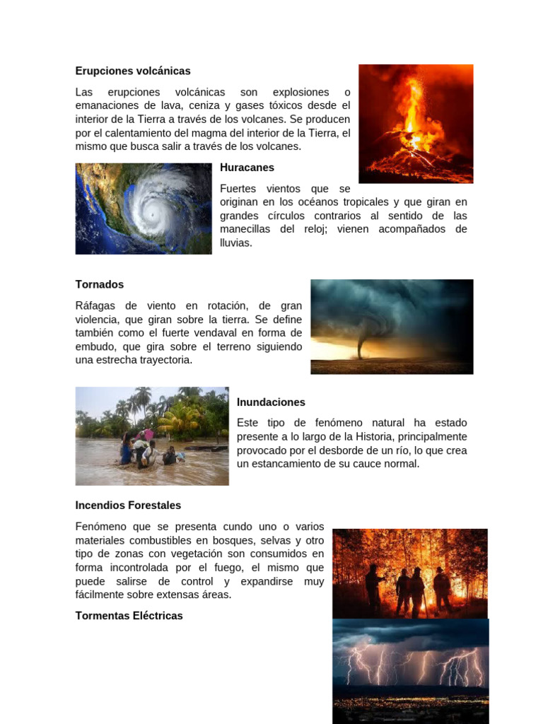 Fenomenos Naturales | PDF