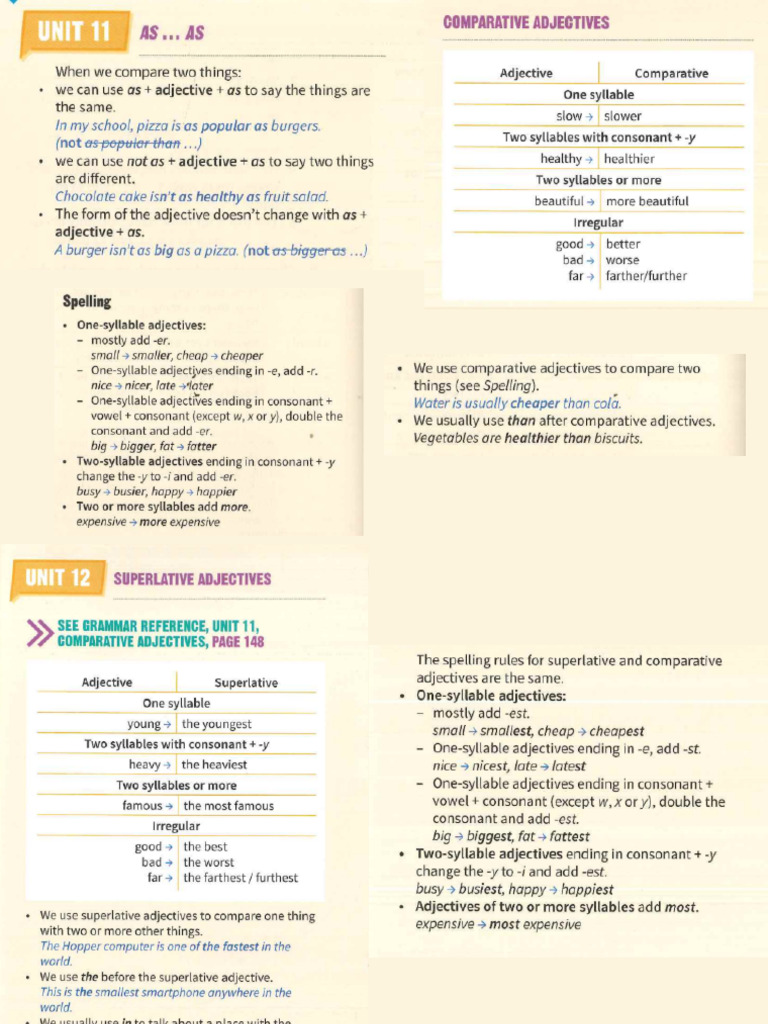 Teens 2 Unit 11 & 12 | PDF