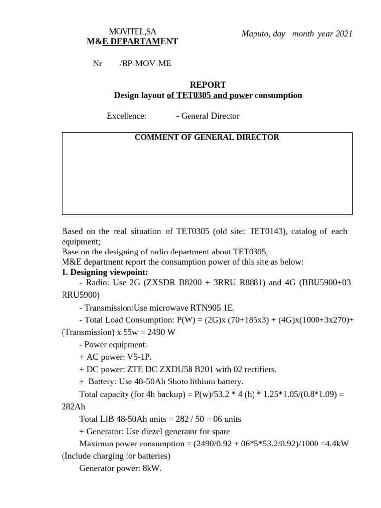 Ting Toan Cong Suat TET305 Va Layout Nha Tram(1) | PDF
