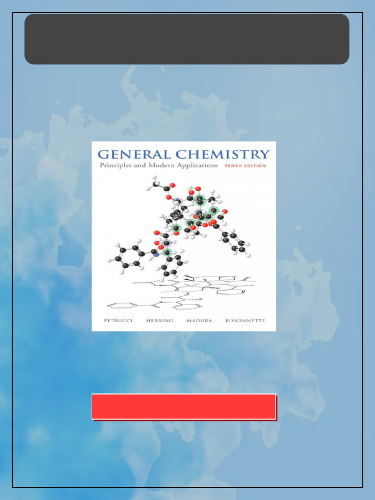 General Chemistry Principles and Modern Applications 10th Edition ...