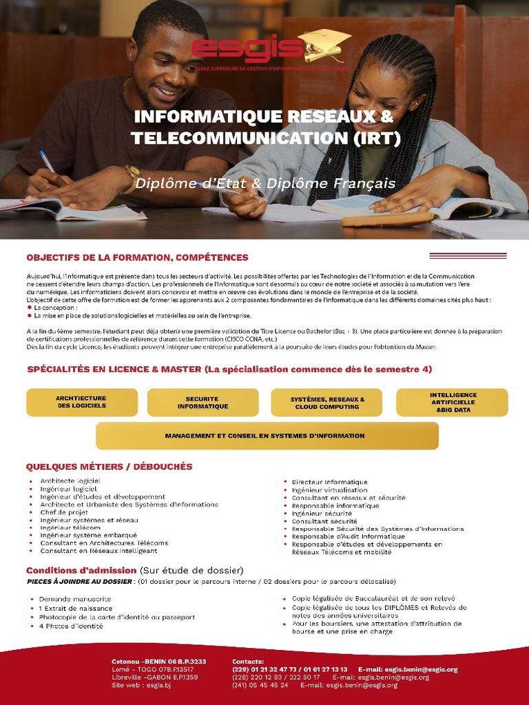 Esgis Irt Brochure | PDF