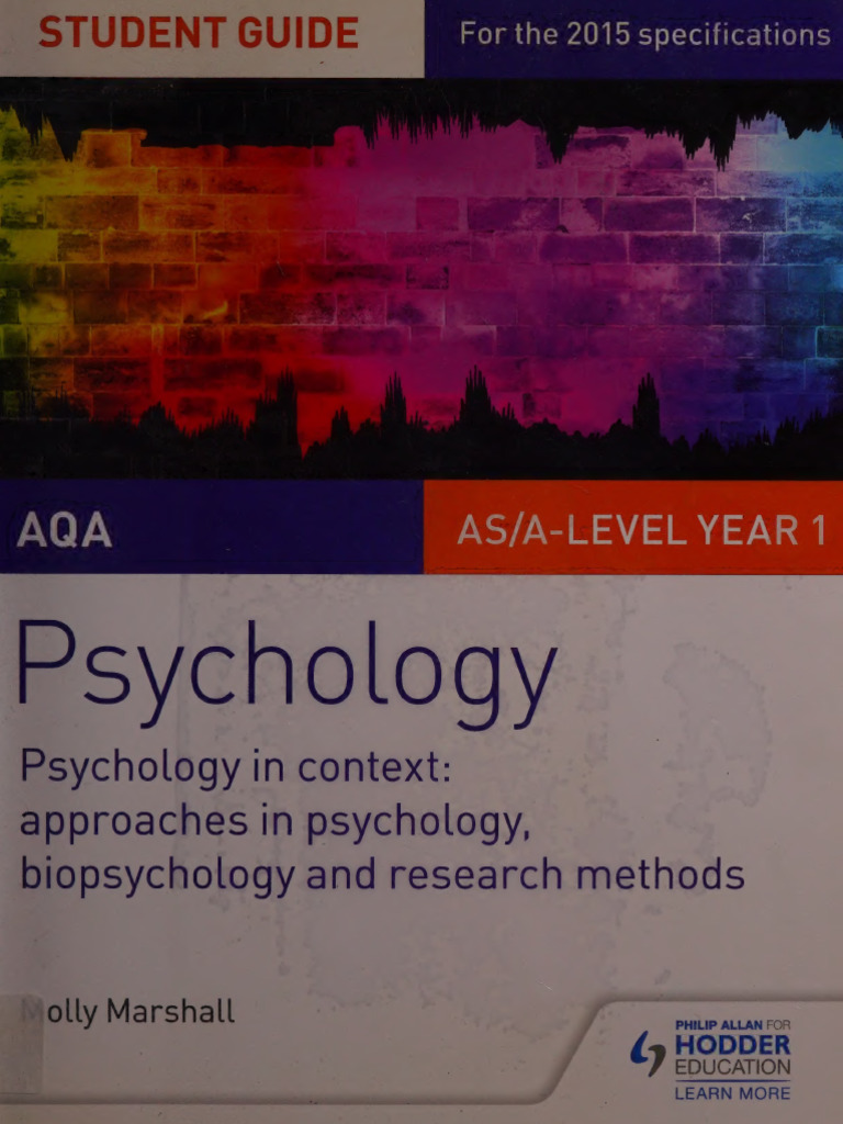 Psychology: Approaches in Psychology, Biopsychology and Research ...