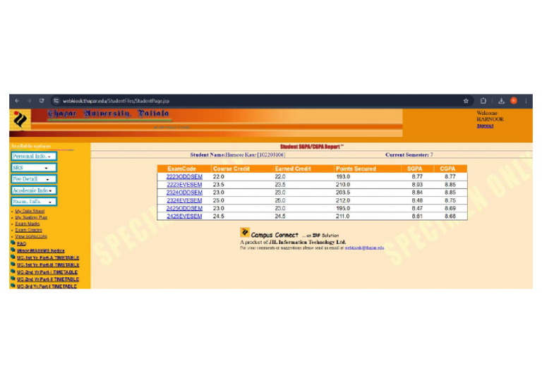 Sem-Wise Marksheet Compressed | PDF
