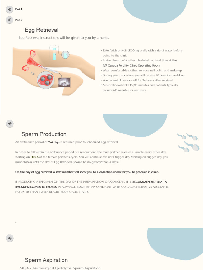 IVF Canada - IVF Education Session - Part #2 | PDF | In Vitro ...