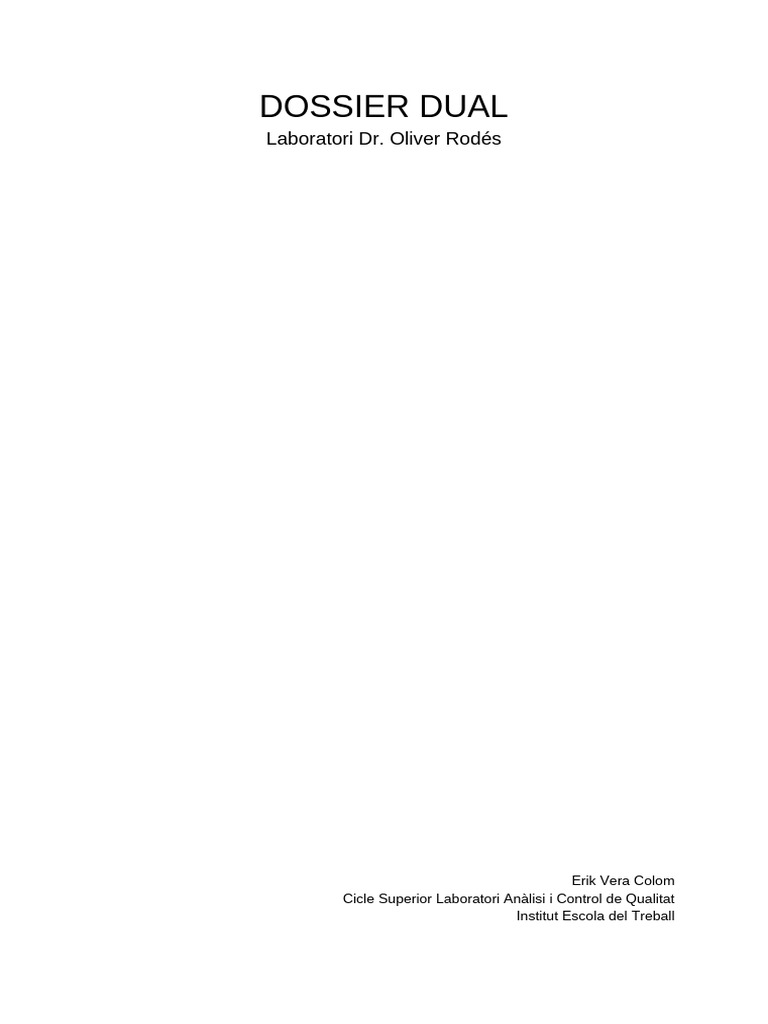 Dossier Dual | PDF