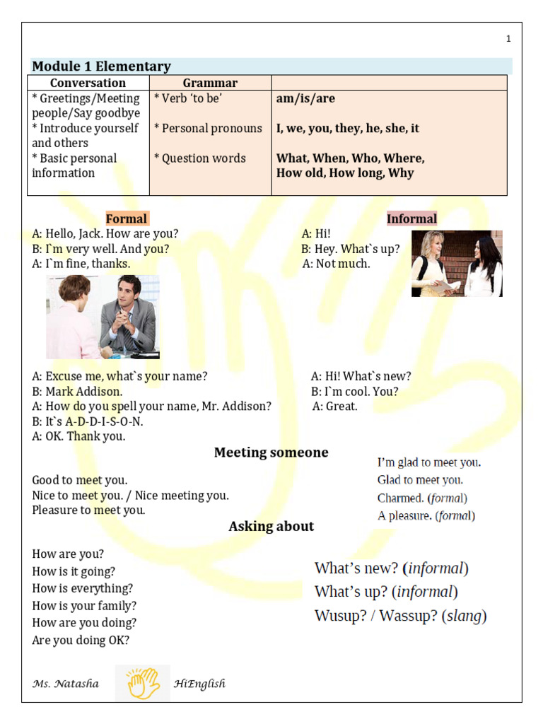 Module 1 - Elementary - 240808 - 154118 | PDF | Linguistic Typology ...