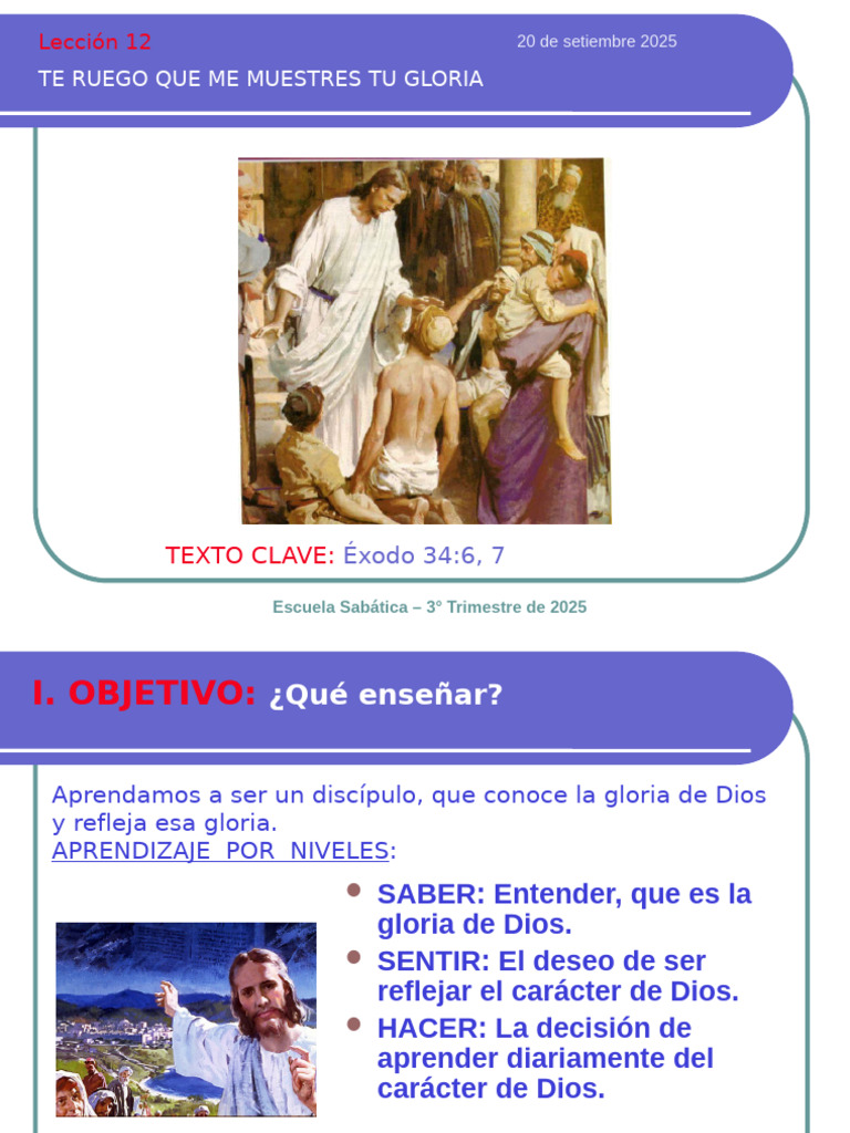 12. Te ruego que me muestres tu gloria | PDF | Moisés | Libro del éxodo
