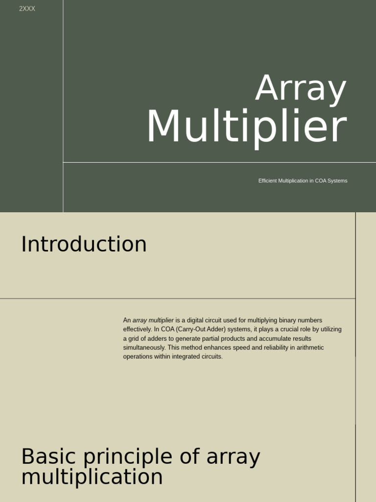 Array | PDF